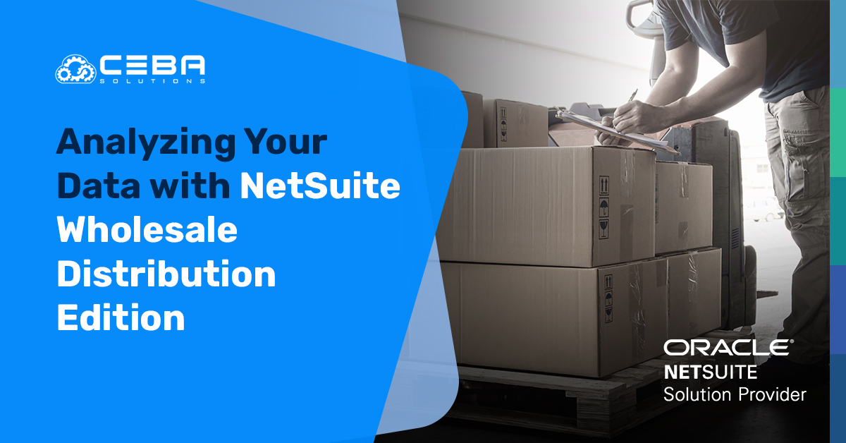 Analyzing Your Data with NetSuite Wholesale Distribution Edition